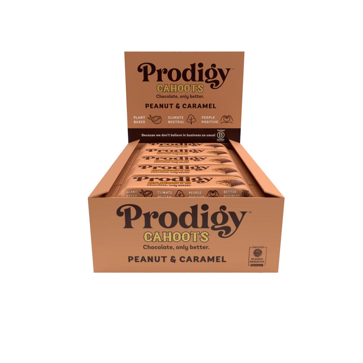 Prodigy - Cahoots Peanut and Caramel Chocolate Bar 45g | FodaBox