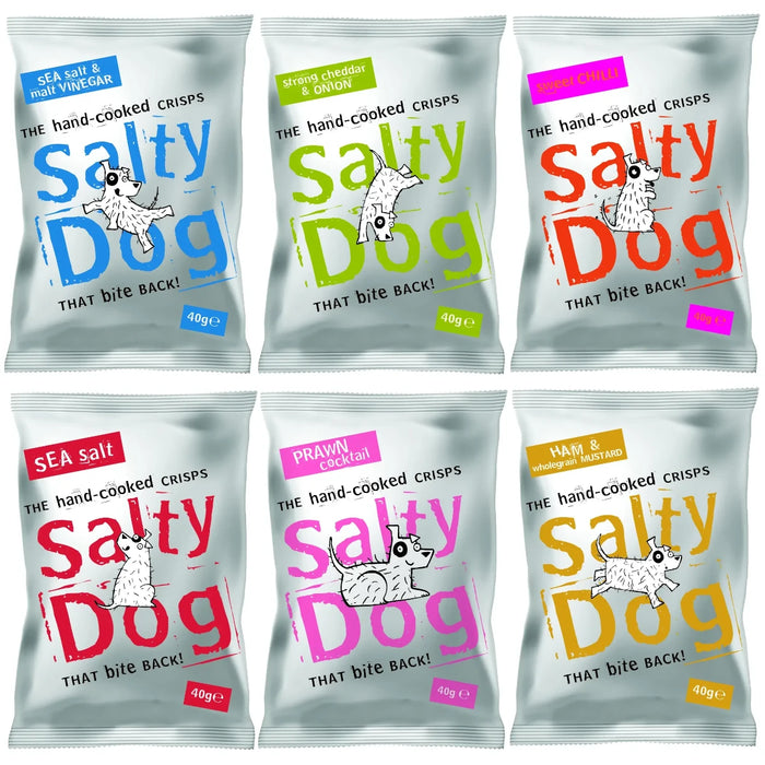 Salty Dog - Variety Multipack Crisps 30 x 40g | FodaBox