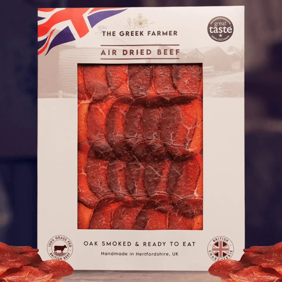 The Greek Farmer Air Dried Beef Sliced Pack | FodaBox Grocery - FodaBox