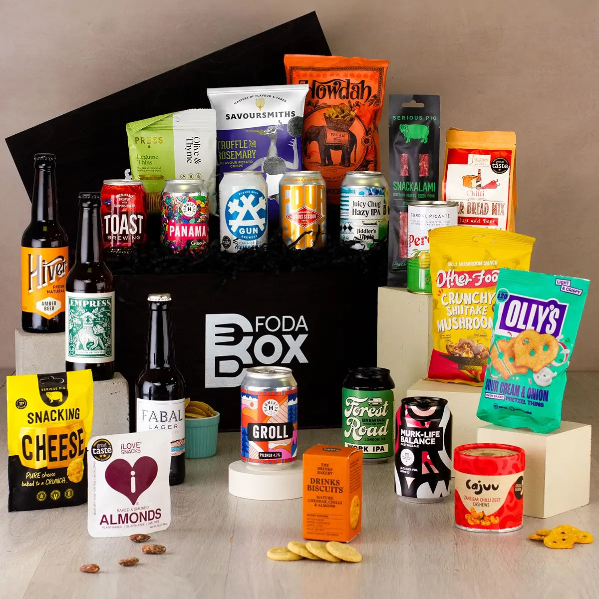 XXL Beer and Snacks Hamper Gift | FodaBox Beer Gifts