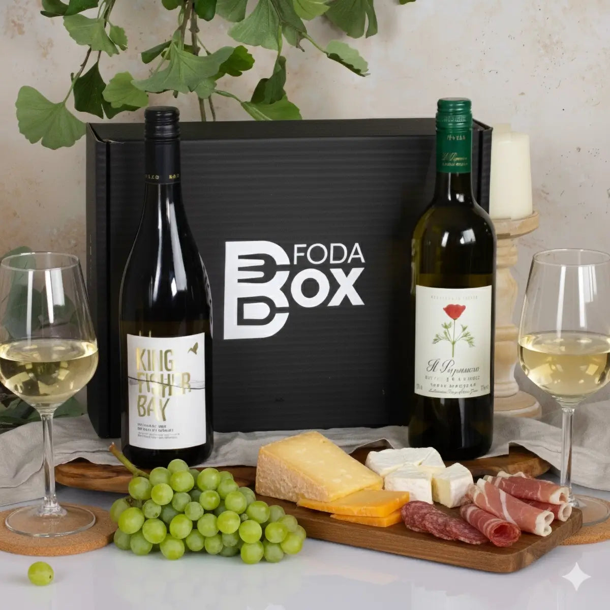 White Wine Duo Gift Set | FodaBox UK - FodaBox