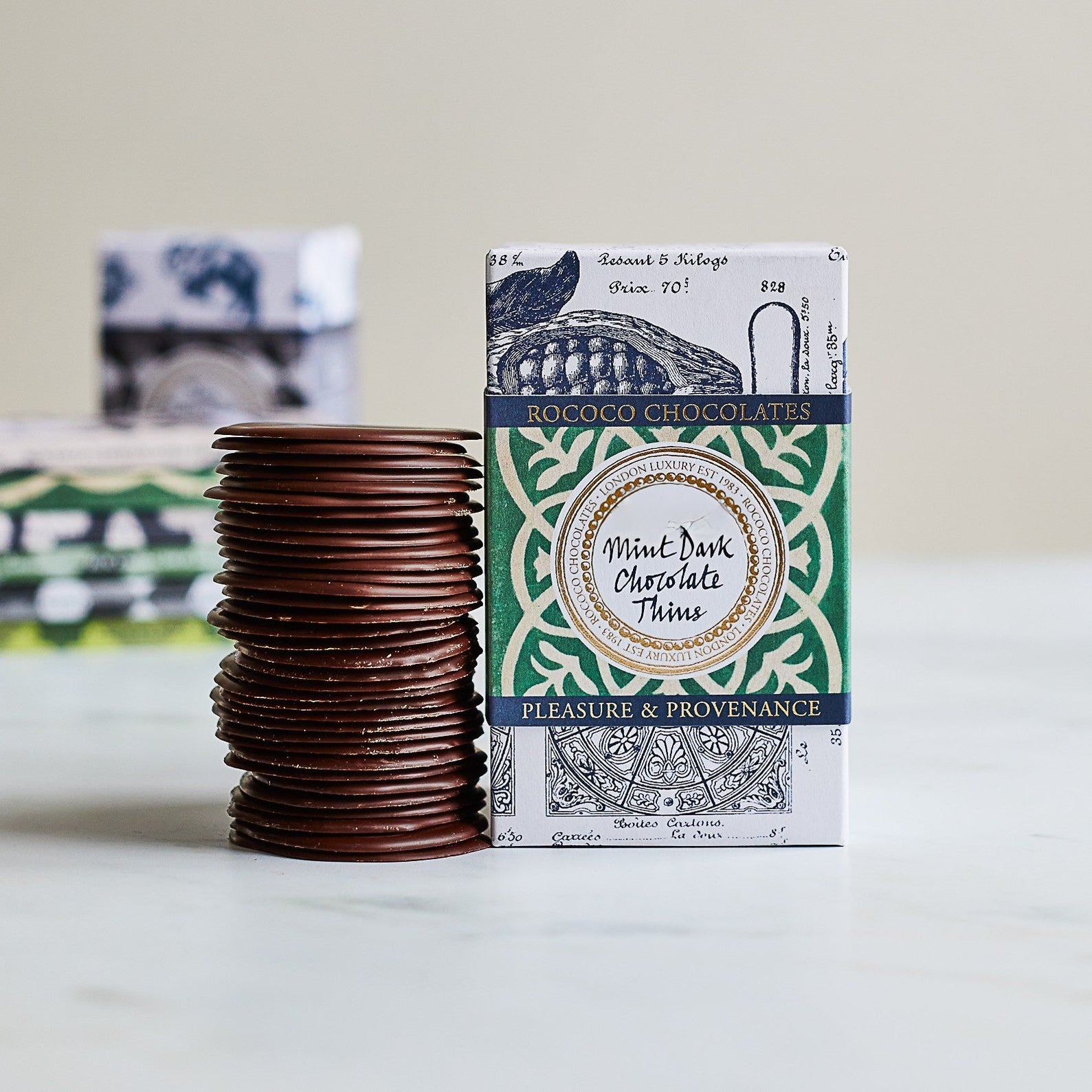 Premium Dark Mint Chocolate Thins | FodaBox - FodaBox