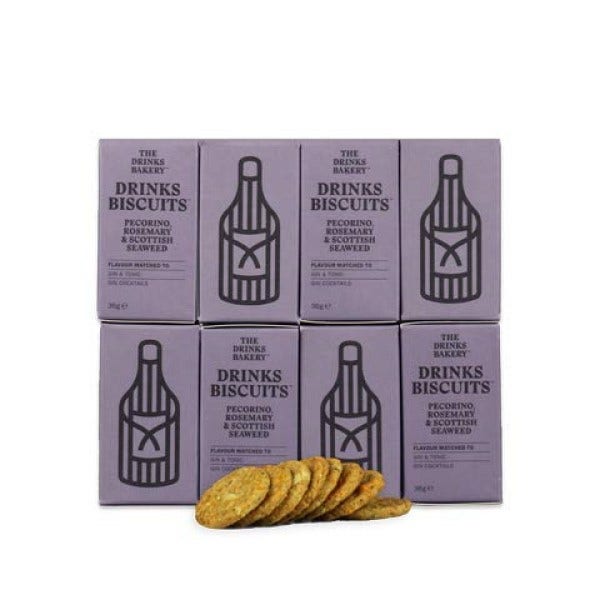 The Drinks Bakery - Pecorino, Rosemary, Seaweed Biscuits 36g | FodaBox ...